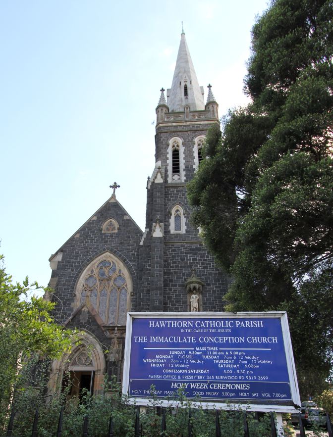19-08-1870: Immaculate Conception Church, Hawthorn, Melbourne, Victoria ...